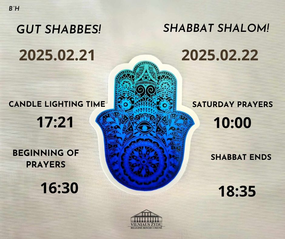 Sabbath Times – Lithuanian Jewish Community
